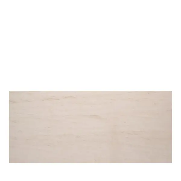 CARACOLE Wish You Were Dining Table - Deep Bronze/creme Travertine