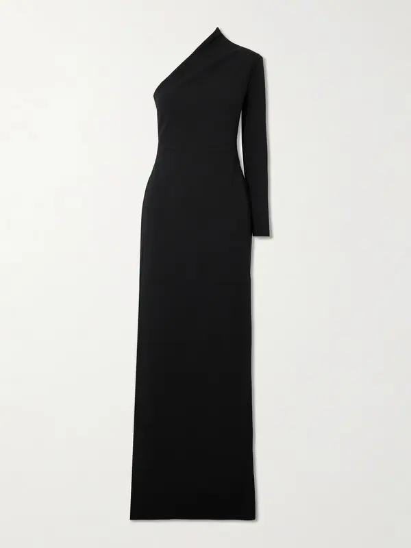 Solace London Joana One-sleeve Gown - Black