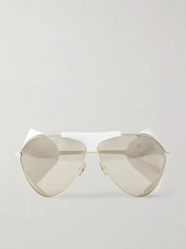 Alaïa Aviator-style Sunglasses - Gold