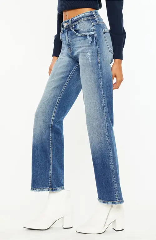 KANCAN Angela Premier High-rise Slim Wide-leg Jeans