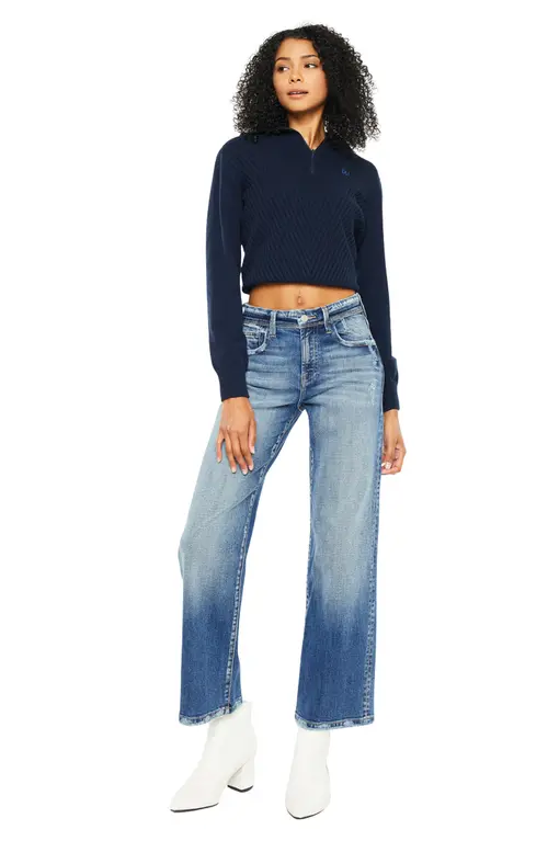 KANCAN Angela Premier High-rise Slim Wide-leg Jeans