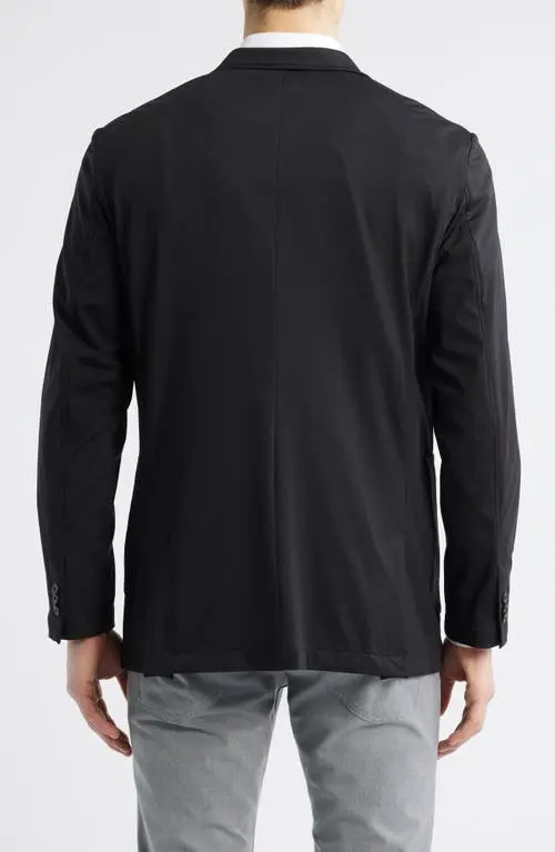 Johnston & Murphy Xc Flex® Solid Knit Sport Coat - Black