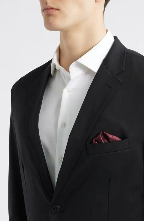 Johnston & Murphy Xc Flex® Solid Knit Sport Coat - Black