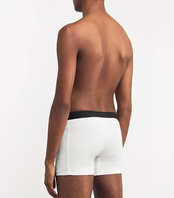 BOSS Stretch-cotton Boxer Briefs - White