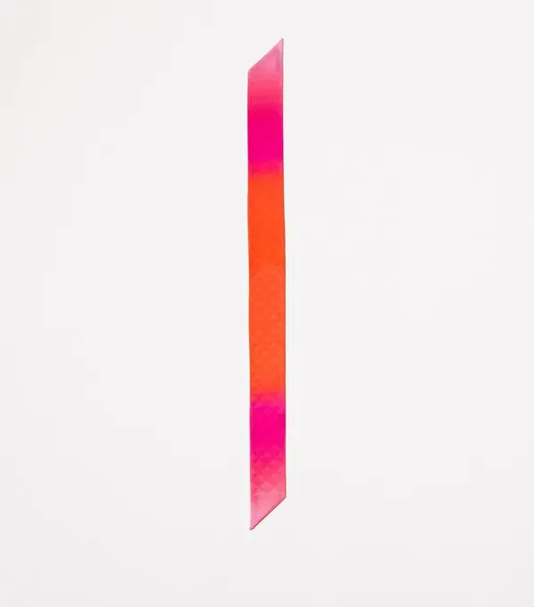 Prada Silk Triangle Skinny Scarf - Pink