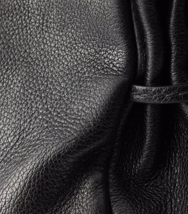 Prada Medium Leather Bonnie Shoulder Bag - Black