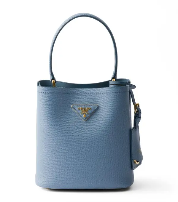 Prada Saffiano Leather Panier Bucket Bag