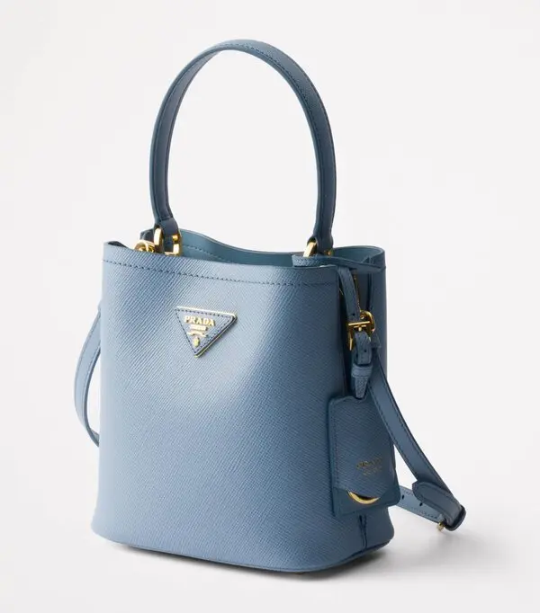 Prada Saffiano Leather Panier Bucket Bag