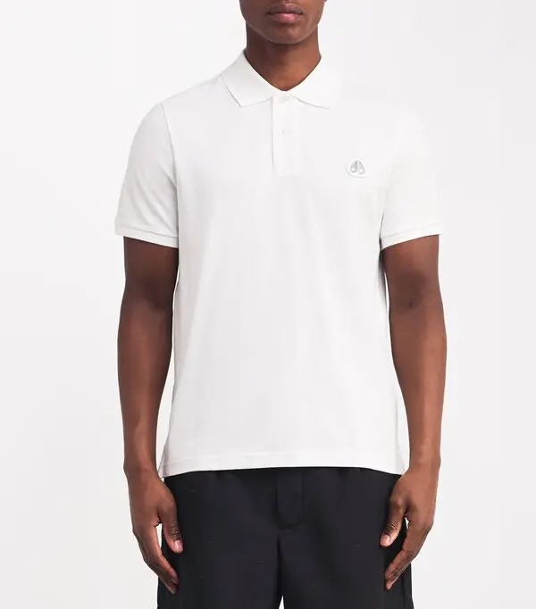 Moose Knuckles Cotton Logo Polo Shirt