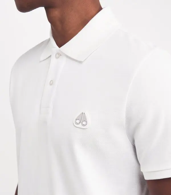 Moose Knuckles Cotton Logo Polo Shirt