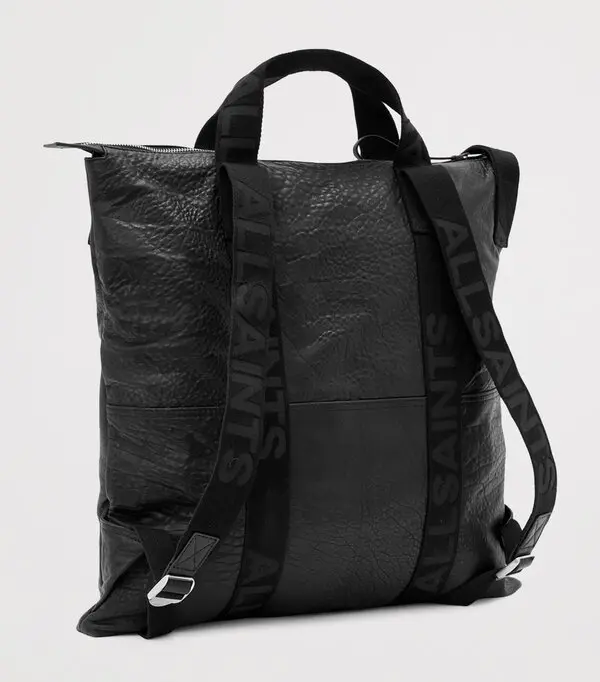 ALLSAINTS Leather Kei Backpack - Black