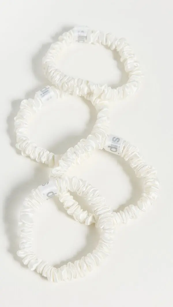 Slip Skinny Silk Scrunchie Set Of 4