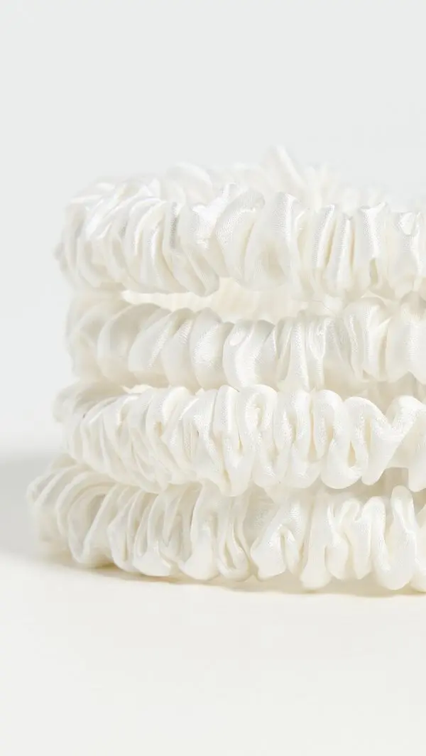 Slip Skinny Silk Scrunchie Set Of 4