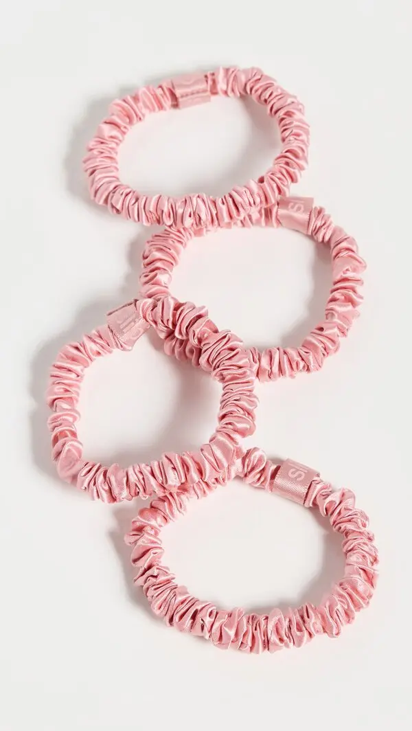 Slip Skinny Silk Scrunchie Set Of 4