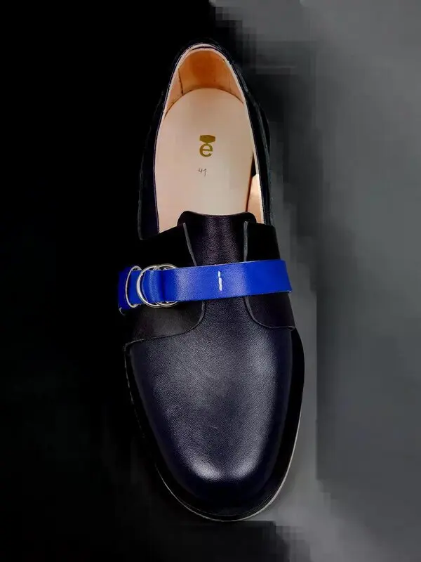 ETS CALLATAY Contrast Monk Strap Shoe