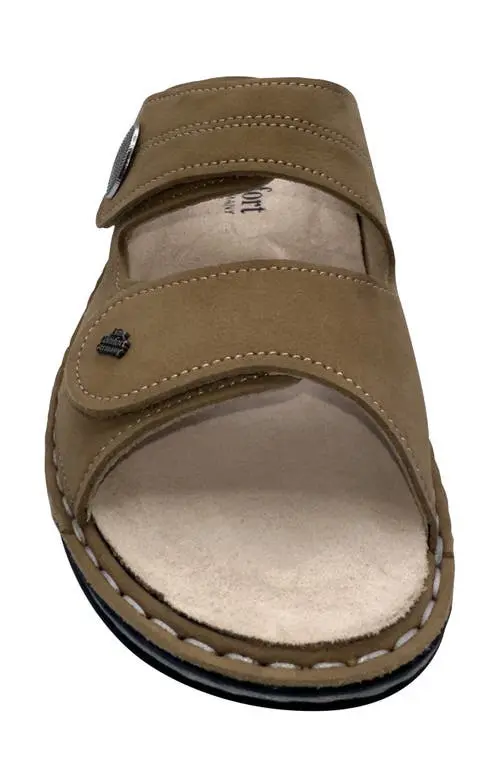 Finn Comfort Sansibar Slide Sandal - Tan