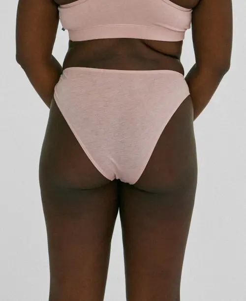ODDOBODY Organic Cotton High Waisted French Cut - Mauve