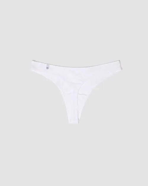 ODDOBODY Organic Cotton Thong - Chalk
