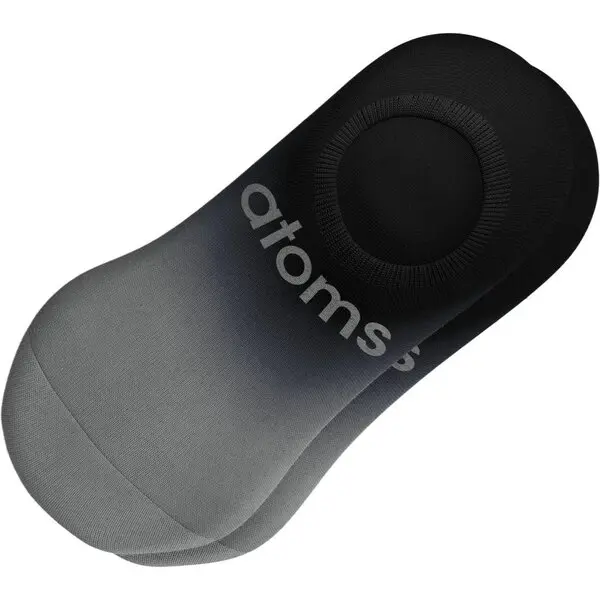 ATOMS No-show Socks - Charcoal Gradient