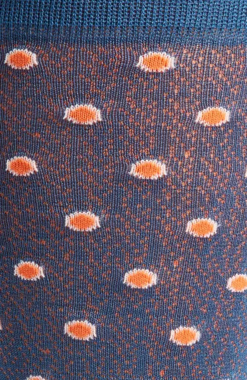 EDWARD ARMAH Shadowed Dots Tall Dress Socks