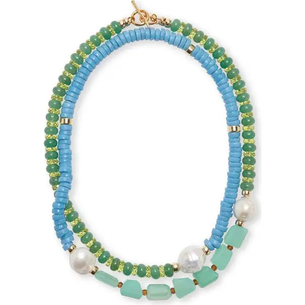 LIZZIE FORTUNATO Cabana Beaded Necklace - Multi