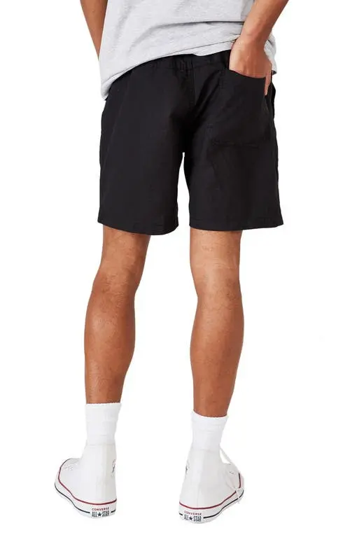 COTTON ON Relaxed Fit Easy Short - Black Texture