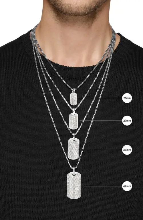 David Yurman Chevron Tag Pendant