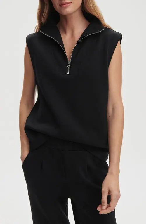 Varley Magnolia 2.0 Sleeveless Half Zip - Black