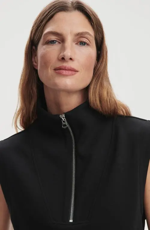 Varley Magnolia 2.0 Sleeveless Half Zip - Black