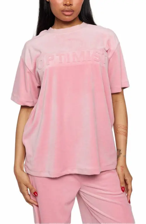 SAMII RYAN Optimist Velour Oversized Tee
