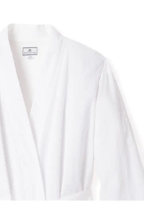PETITE PLUME Swiss Dot Cotton Robe