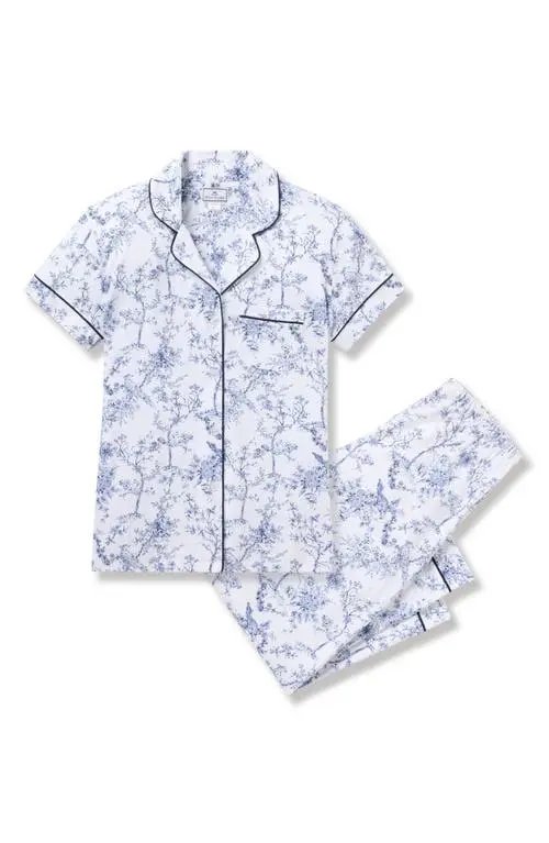 PETITE PLUME Timel Print Pima Cotton Pajamas