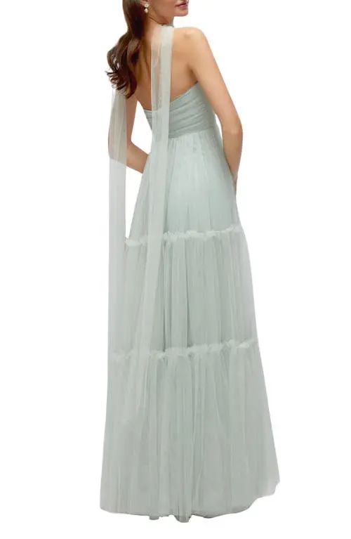 Dessy Collection Strapless Tiered Tulle Gown - Willow