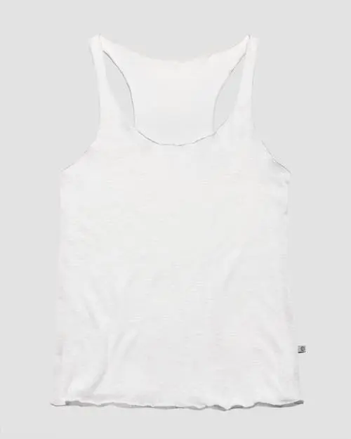 ODDOBODY Organic Cotton Roller Tank - Chalk