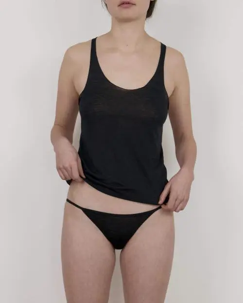 ODDOBODY Organic Cotton Roller Tank - Midnight
