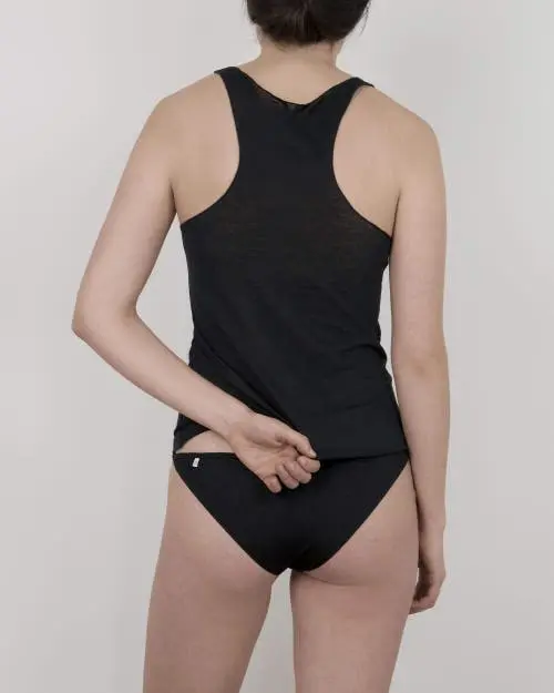 ODDOBODY Organic Cotton Roller Tank - Midnight