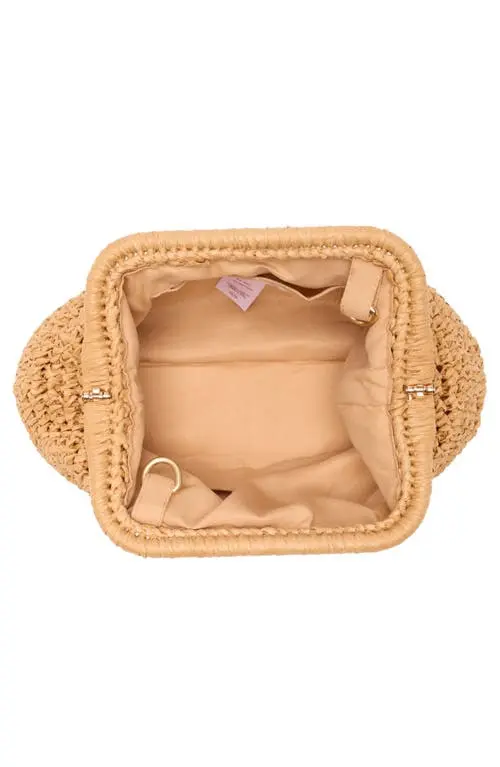 L*Space Harmony Convertible Raffia Clutch