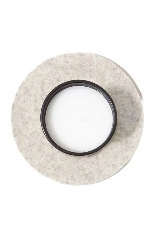 GRAF LANTZ Merino Wool 8" Round Trivet - Heather White