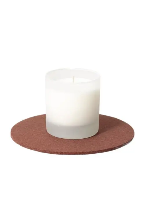 GRAF LANTZ Merino Wool 8" Round Trivet - Terracotta