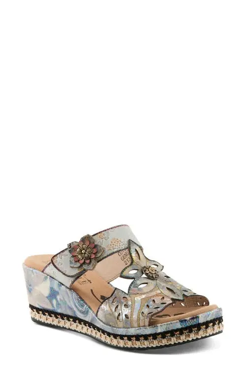 SPRING STEP SHOES Coverup Wedge Sandal - Ice