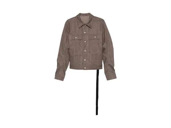 Rick Owens Trucker Jacket - Dark Dust