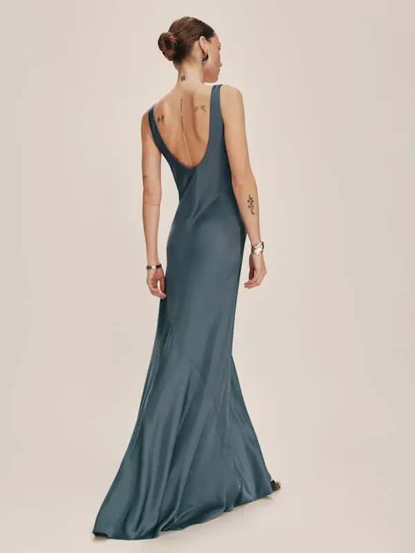 reformation sapphira satin dress Sapphira Satin Dress