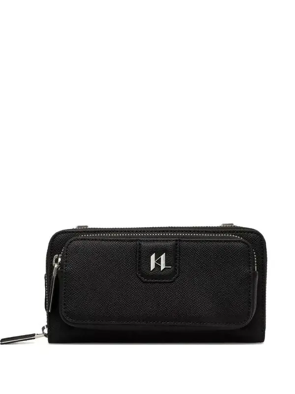 Karl Lagerfeld Logo-plaque Belt Bag - Black