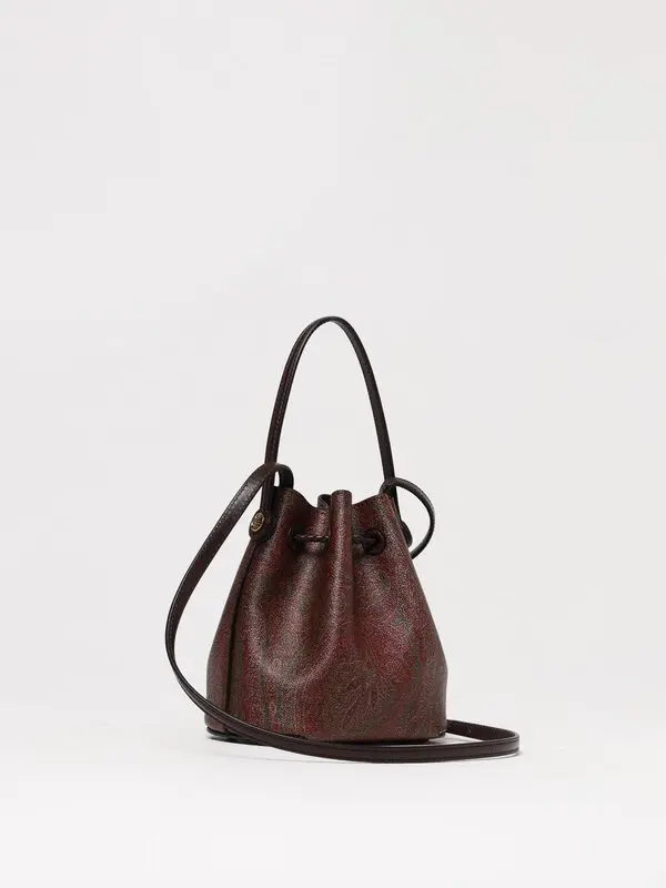 Etro Paisley Print Bucket Bag - Gnawed Blue