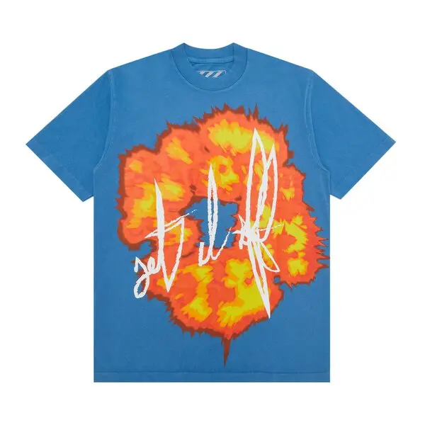 DENIM TEARS X Offset Set It Off #2 T-shirt - Blue