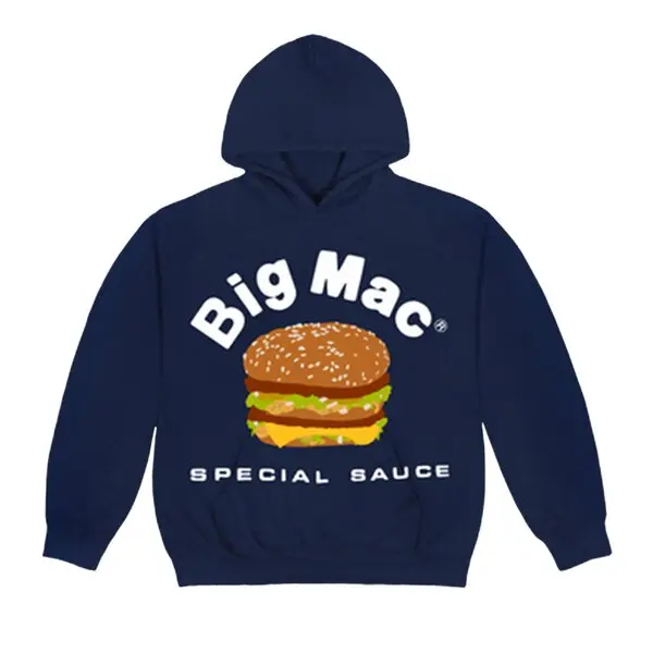CACTUS PLANT FLEA MARKET X Mcdonald's Team Big Mac Hoodie - Blue