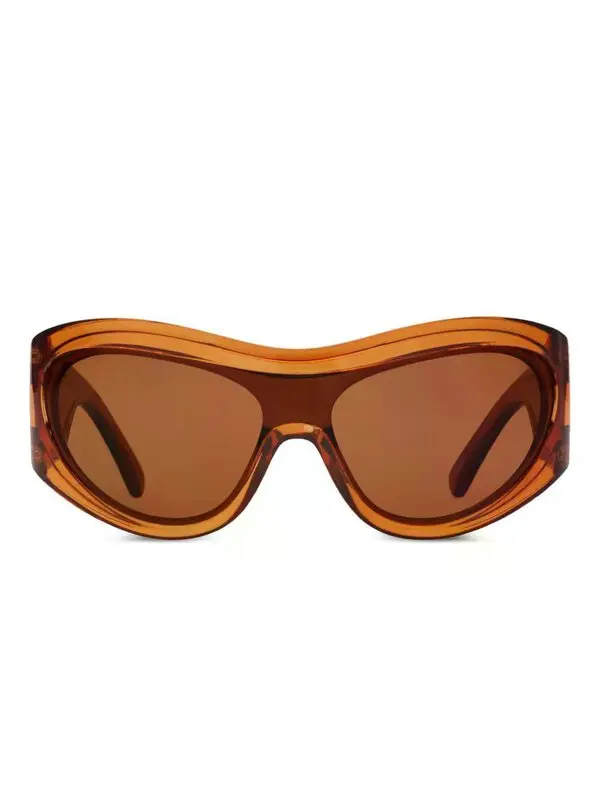 Burberry Curved Mask-style Sunglasses