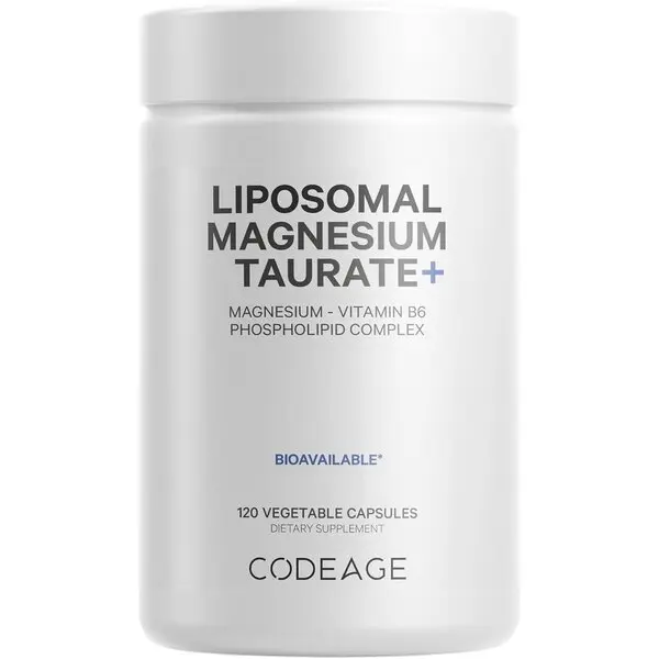 CODEAGE Liposomal Magnesium Taurate+ 120 Capsules - One-color