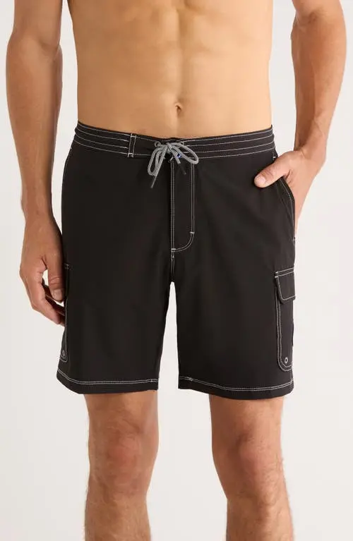 Tommy Bahama Baja Bay Swim Trunks - Black