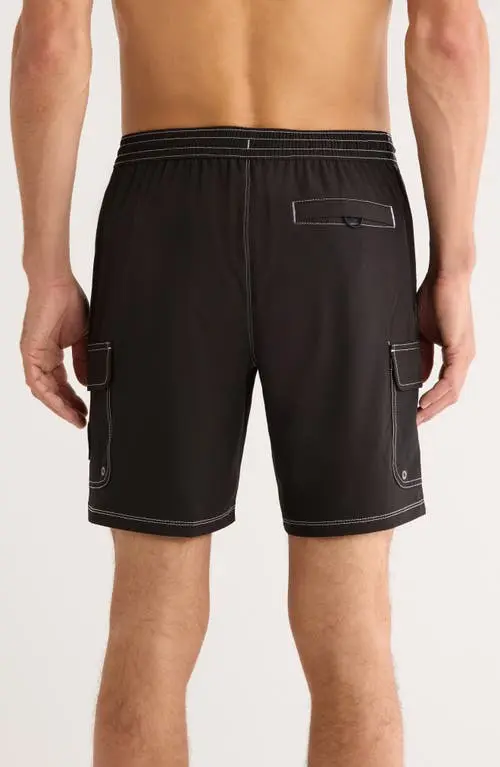 Tommy Bahama Baja Bay Swim Trunks - Black